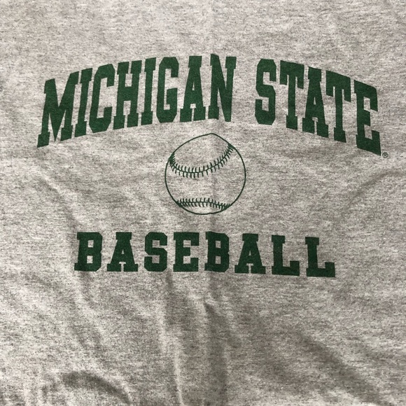 Shirts | Michigan State Baseball Tshirt Sz 2xl | Poshmark